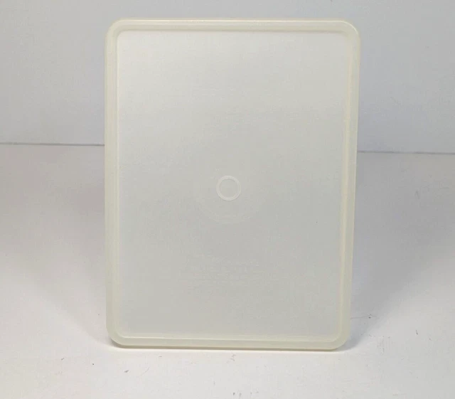TUPPERWARE 486 BIG Freeze Seal Lid REPLACEMENT Sheer 5.5"X4.25" Ice ...