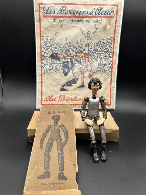 RARE BOXED 1920S SABA BUCHERER Switzerland Ball Jointed Doll Inc ...