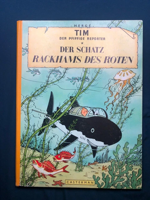 TIM DER PFIFFIGE Reporter CASTERMAN - Rackham 4.Auflage TINTIN ...
