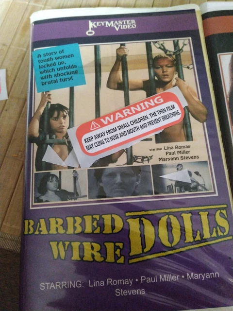 BARBED WIRE DOLLS VHS Keymaster Issue Jess Franco Cult Movie Plus Bonus ...