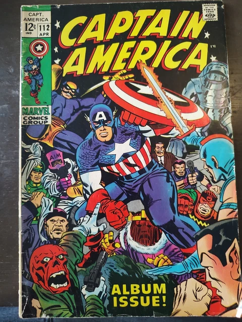 CAPTAIN AMERICA #112 1969 - NUMÉRO ALBUM ! EUR 32,48 - PicClick FR