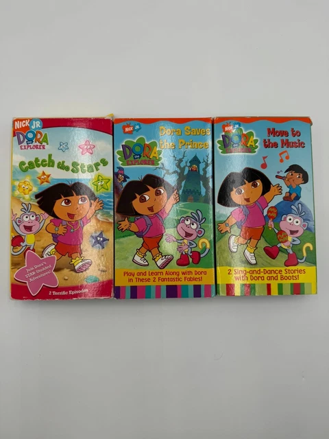 DORA THE EXPLORER VHS TESTED Lot Nick Jr Nickelodeon Childrens Show £6. ...