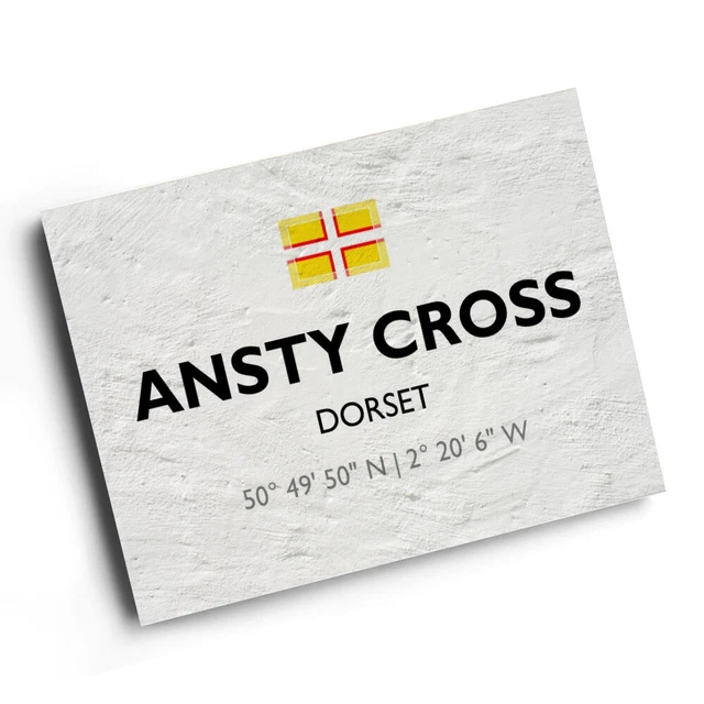A4 PRINT - Ansty Cross, Dorset - Lat/Long ST7603 EUR 7,12 - PicClick IT