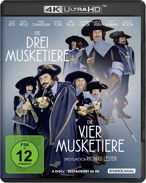 THE MUSKETEERS + (English audio) (4K UHD Blu-ray) Reed Oliver Welch ...