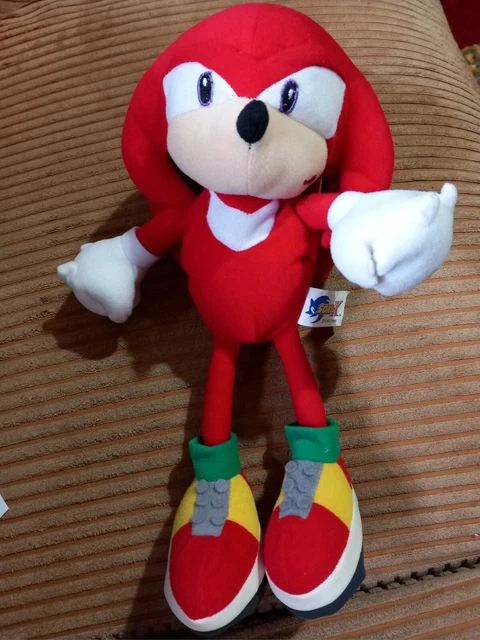 KNUCKLES SOFT TOY Teddy Plush - Sonic The Hedgehog - SEGA - Excellent £ ...