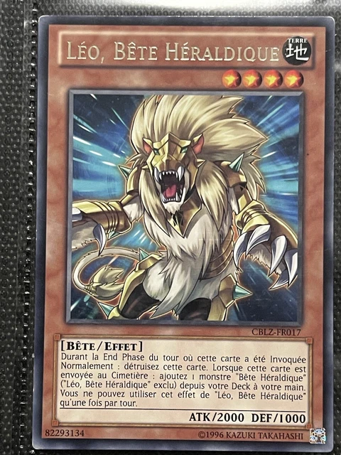 YU-GI-OH! LÉO BETE Héraldique CBLZ-FR017 Rare EUR 2,50 - PicClick FR