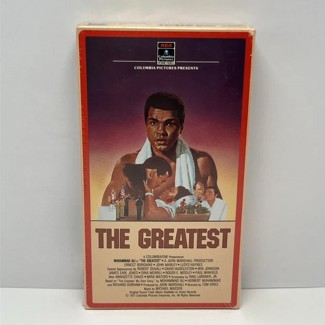 THE GREATEST VHS Muhammad Ali RCA Side Loader Case Sealed w/ Watermarks ...