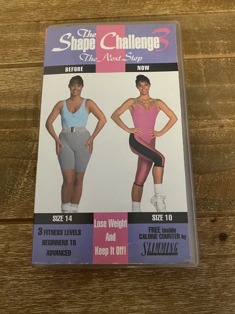 THE SHAPE CHALLENGE 3 The Next Step VHS Video Weight Loss Exercise ...