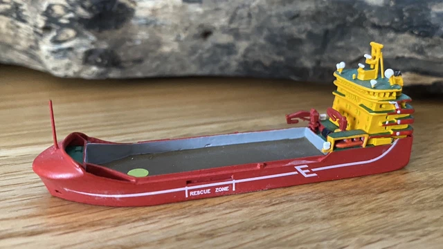 1/1250 RHENANIA RJ255 Ship Model Eidesvik Shipping OSV MV Viking Avant ...