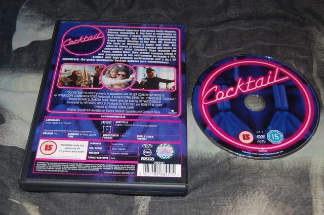 COCKTAIL (DVD, 2002) Tom Cruise, Bryan Brown, Elisabeth Shue . EUR 4,10 ...