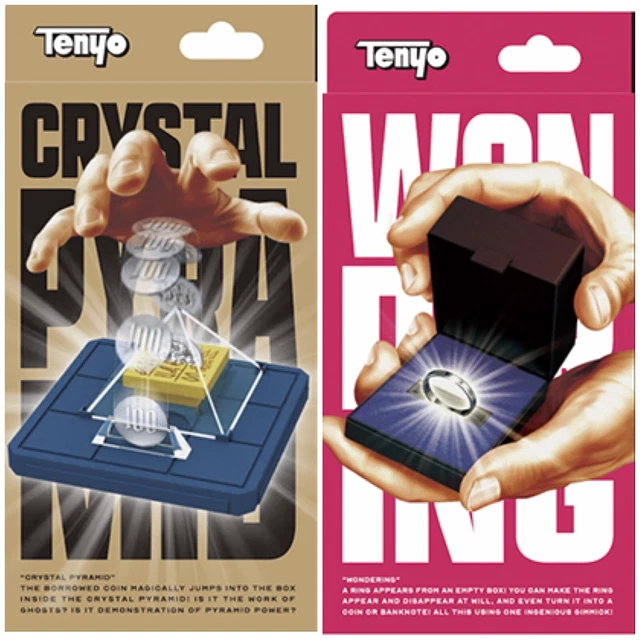 TENYO MAGIC 2025 Crystal Pyramid & Wonder Ring Shipped From USA New In ...
