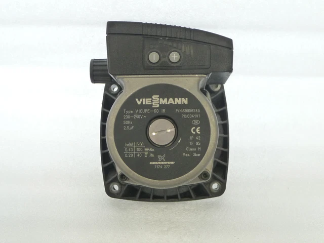VIESSMANN GRUNDFOS VICUPE - 60 IR Eurola Divicon Umwälzpumpe gebraucht ...