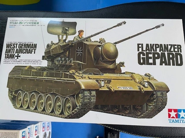 TAMIYA 35099 1:35 West German Flakpanzer Gepard - NEU OVP EUR 16,50 ...