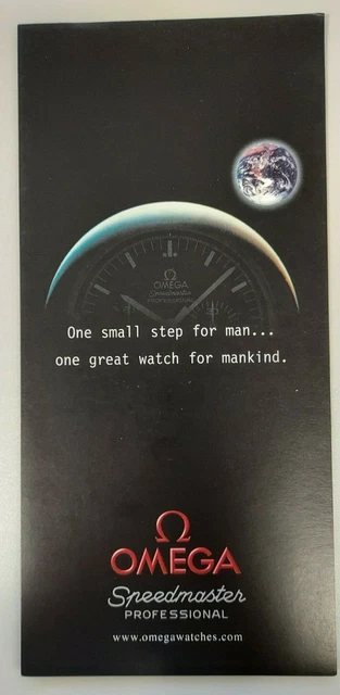 OMEGA SPEEDMASTER PROFESSIONAL watch Leaflet - 2002 - Rare! £0.99 ...