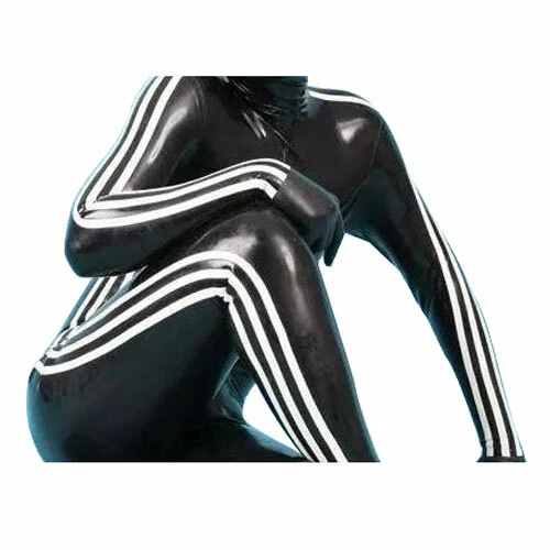 100 Latex Gummi Rubber Catsuit Ganzanzug Zentai Kostüm Bodysuit