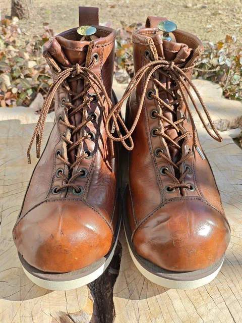 RUSSELL MOCCASIN WADING Boots 8 E Brown Munson Army Last £220.04 ...
