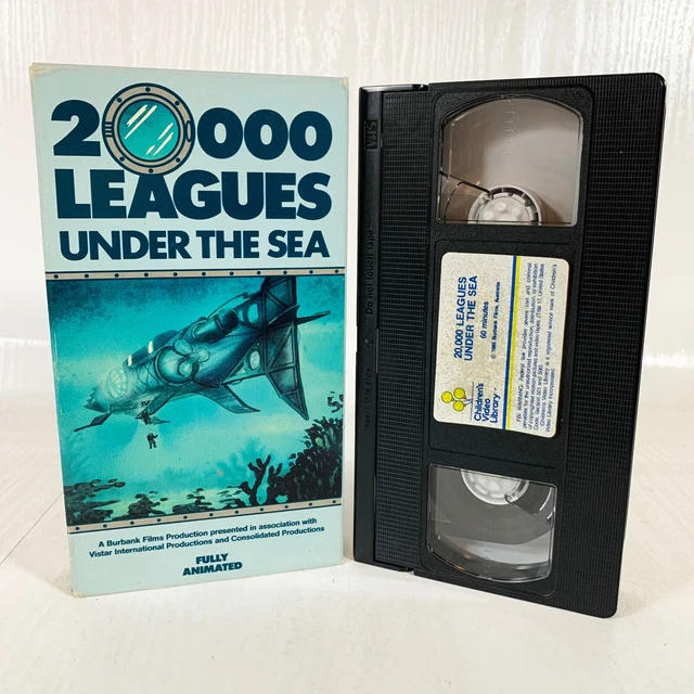 20,000 LEAGUES UNDER The Sea (VHS) RARE 1985 Burbank Films Release £36. ...