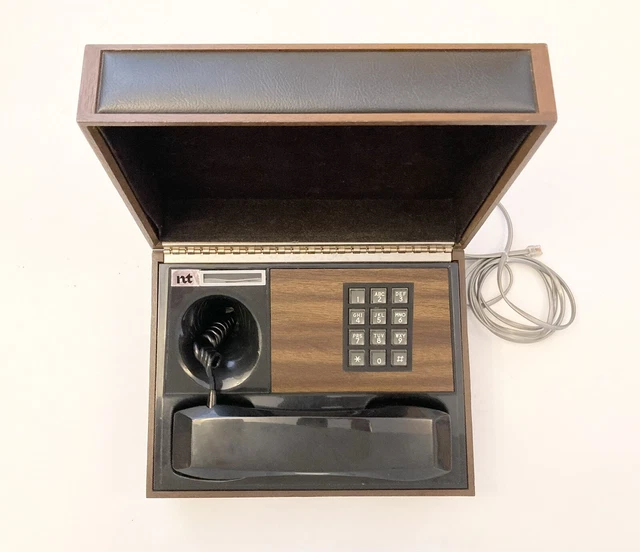 VINTAGE NORTHERN TELECOM Telephone in Box Desktop Phone Push Button ...
