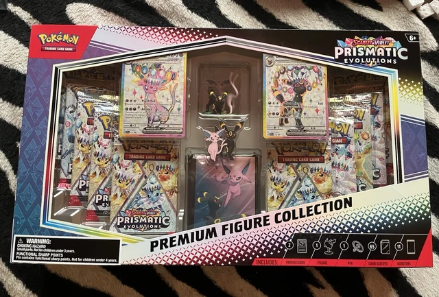 POKEMON PRISMATIC EVOLUTIONS Premium Figure Collection English 2 SEALED ...