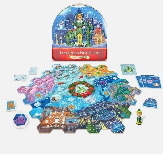 BUDDY THE ELF Journey From the North Pole Family Christmas Board Game ...