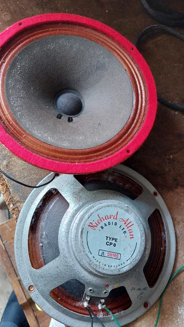 RICHARD ALLAN VINTAGE Speakers £1.75 - PicClick UK