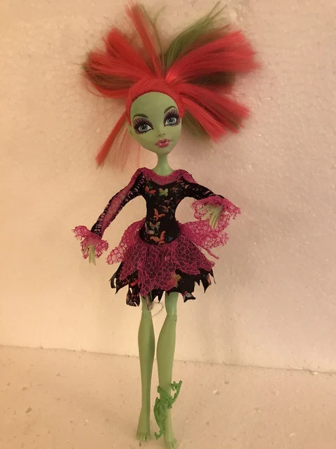 MONSTER HIGH DOLL Venus Flytrap Black Butterfly Dress 10” £19.99 ...