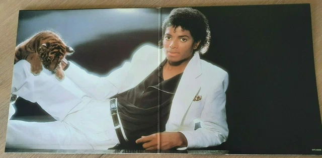 MICHAEL JACKSON -THRILLER vinyl LP 1982 EPC 85930 in gatefold with ...