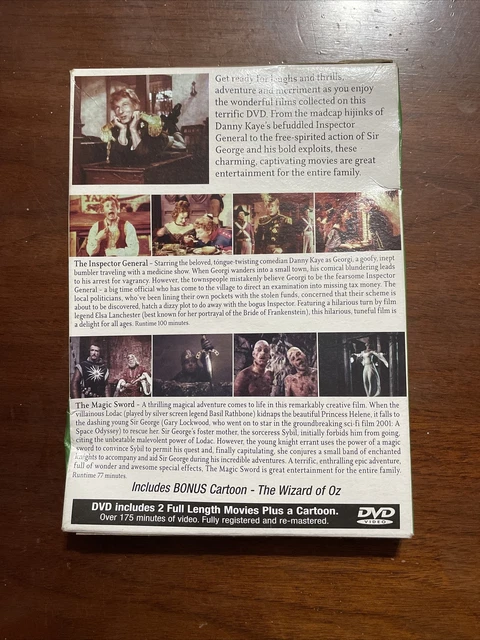 THE DANNY KAYE collection (Inspector General Magic Sword) - DVD - Very ...