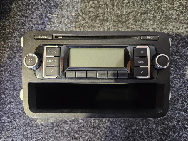 VOLKSWAGEN GOLF HEAD Unit Stereo Radio CD Player OEM MK6 2009 ...