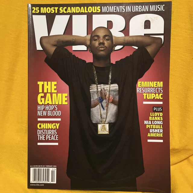 VIBE HIP HOP Magazine The Game, Usher, Nia Long, Eminem, Tupac February ...
