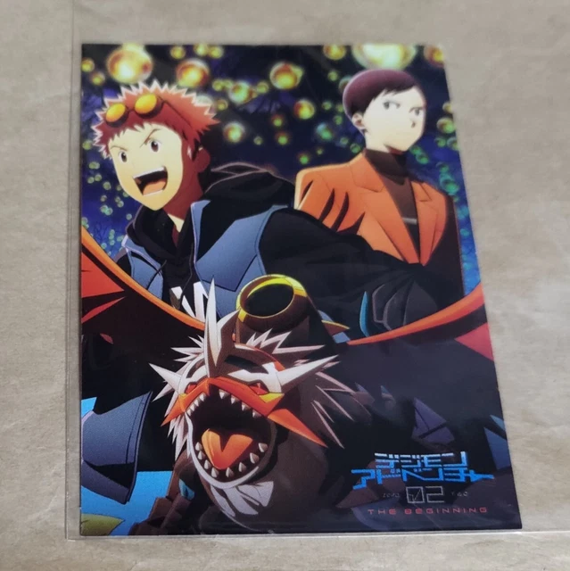 DIGIMON ADVENTURE 02 The Beginning Visitor Benefit 1St Edition Sticker ...