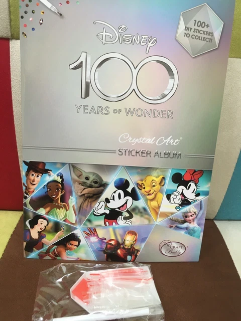 CRAFT BUDDY DISNEY 100 CRYSTAL ART STICKER ALBUM £6.00 - PicClick UK