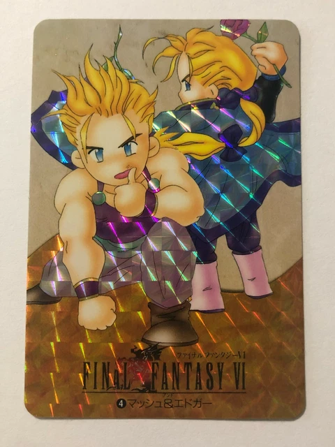 FINAL FANTASY VI - Carddass / PP Card - 1994 - Bandai - Japan - Prism #4 EUR 17,99 - PicClick FR