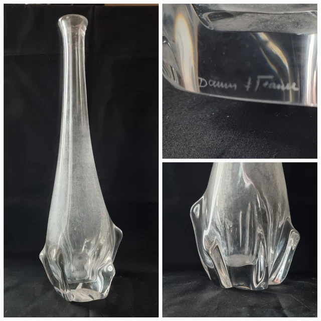 DAUM - GRAND Soliflore Signé - Rare Modèle - H 40 cm EUR 50,00 ...