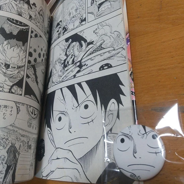 LUFFY MEET THE One Piece Gacha Can Batch Badge from japan EUR 60,44 ...