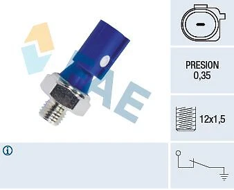FAE ÖLDRUCKSCHALTER ÖLDRUCKSENSOR 12841 für Mercedes Mitsubishi Smart ...
