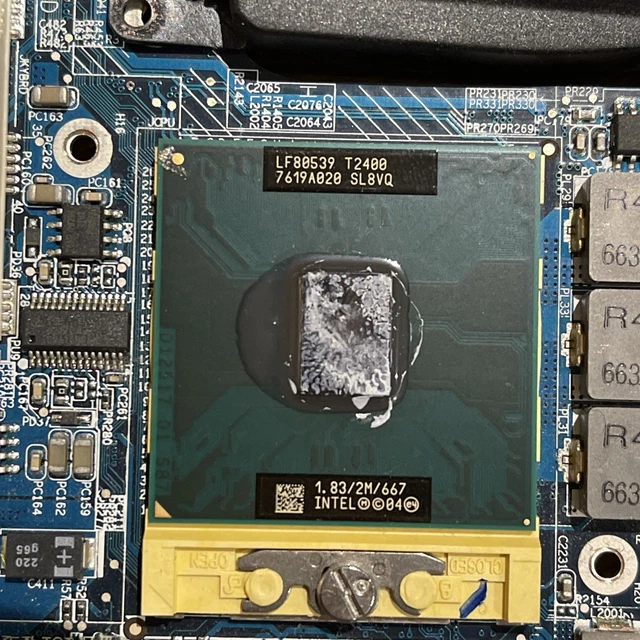 DELL LATITUDE D620 Laptop Motherboard System Board with fan and ...