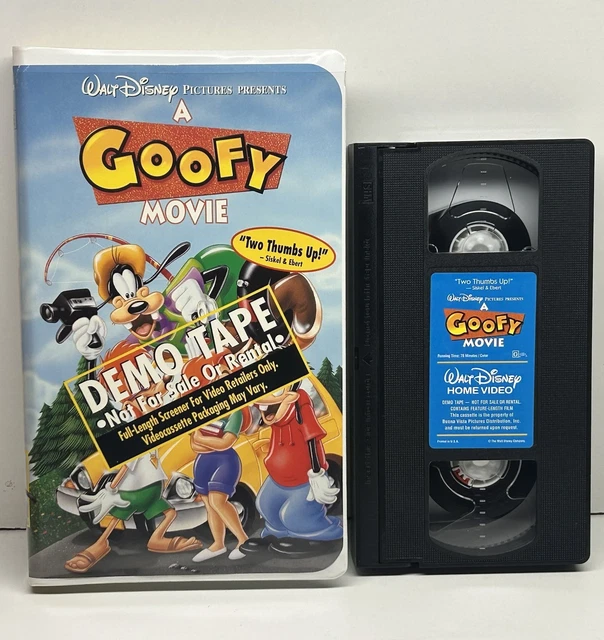 DISNEY A GOOFY Movie VHS 1995 Video Demo Tape Screener Clamshell Nearly ...