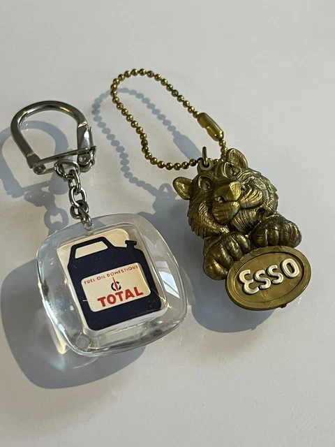 ANCIEN PORTE CLÉS Esso Et Total ! Key Ring 1960 EUR 5,00 - PicClick FR
