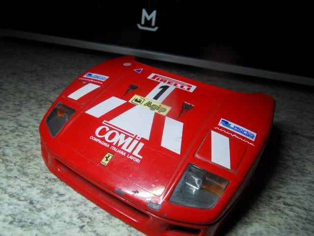 CAPOT AVANT PHARES et calandre pièce Ferrari F40 1/18 Burago EUR 10,00 ...