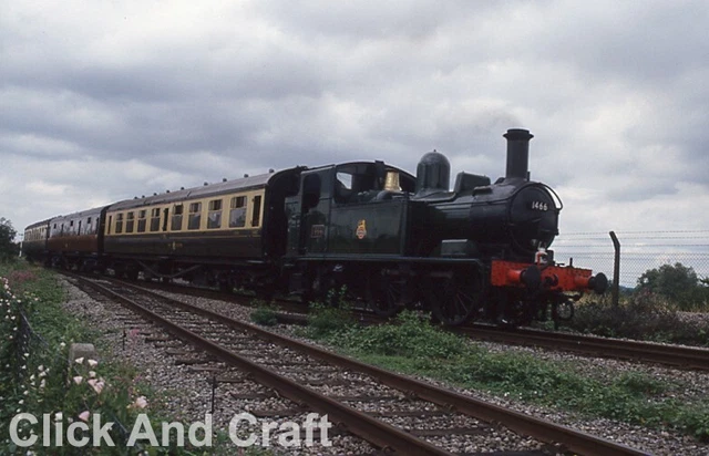 35MM SLIDE BR British Railways Steam Train GWR 1400 Class No. 1466 EUR ...