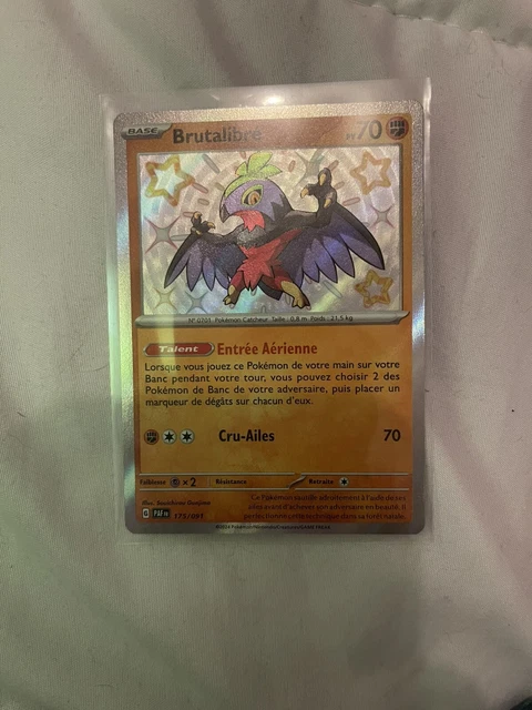CARTE POKÉMON BRUTALIBRÉ 175/091 Shiny Holo Destinées de Paldea EV4.5 FR EUR 7,00 - PicClick FR