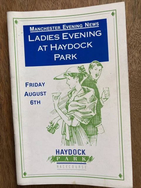 1993 HAYDOCK PARK Racecard August 6th Island Magic Kieron Fallon Ladies ...