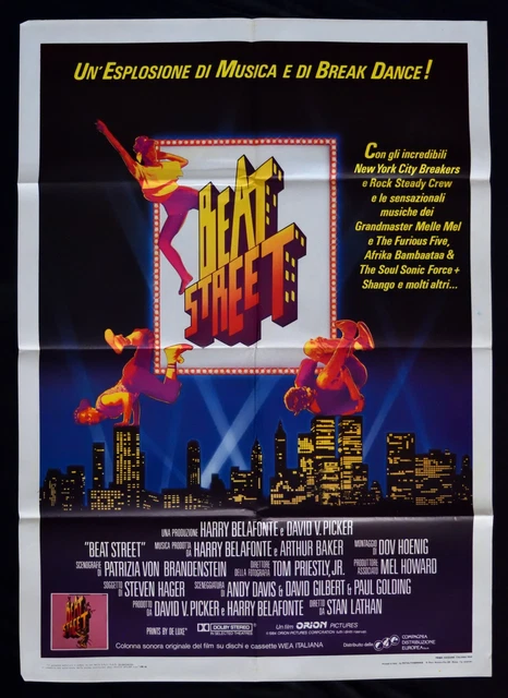 MANIFESTO BEAT STREET Hip Hop Break Dance Belafonte Rap Free Style A65 ...