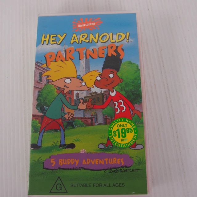 HEY ARNOLD! PARTNERS VHS Nickelodeon animation rated G Rare (5 episodes). EUR 36,20 - PicClick FR