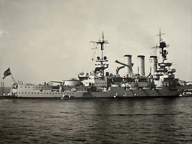 FOTO WK2 WEHRMACHT Marine Kriegsschiff Linienschiff SMS Hessen EUR 19 ...