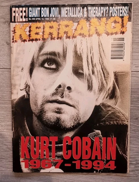 KERRANG 490 APRIL 16 1994 Kurt Cobain Tribute Edition £10.80 - PicClick UK