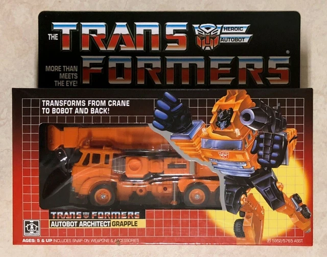 TRANSFORMERS G1 AUTOBOT Grapple Misb! $59.99 - PicClick CA