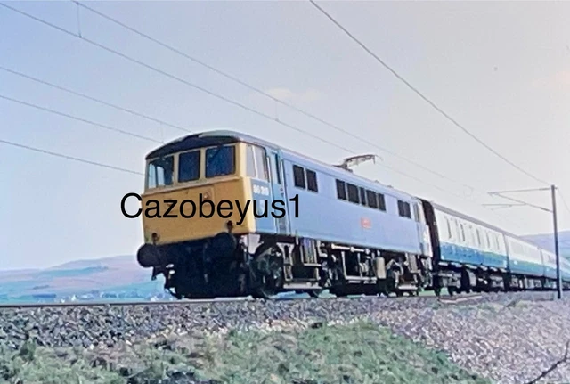 35MM SLIDE ELECTRIC Diesel Train Class 86219 At Orton 7-5-85 Original ...