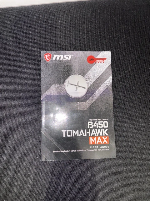 MSI B450 TOMOHAWK Max AM4 Arsenal Gaming Motherboard £75.00 - PicClick UK